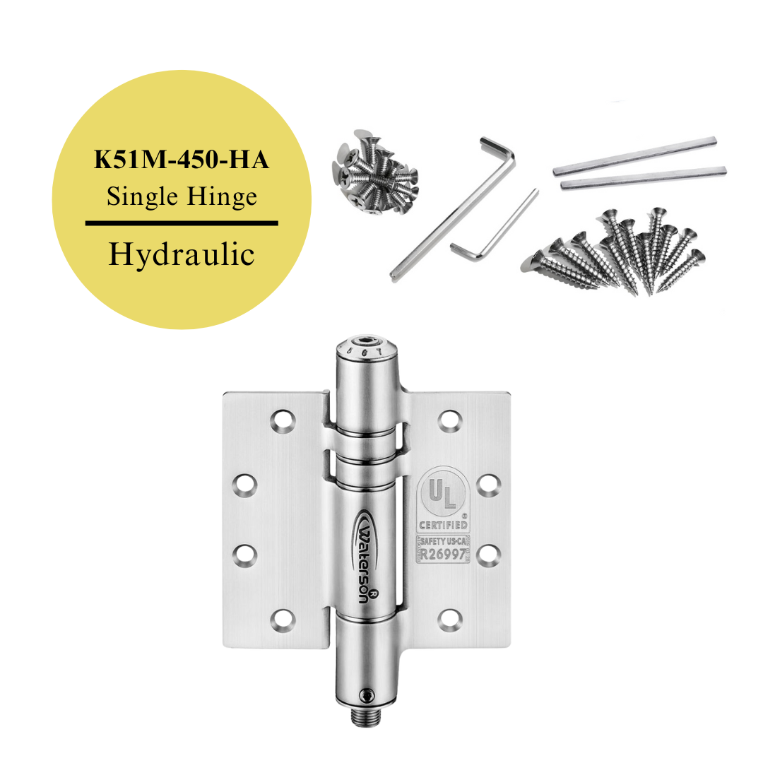 1pc Adjustable Soft Close Hinges | Heavy Duty | 4.5x4.5 | Single Hinge ...