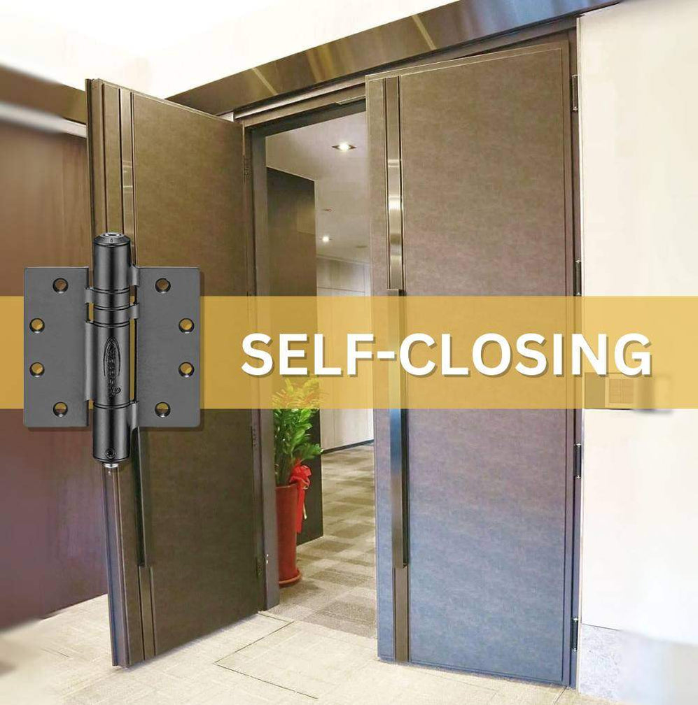 Self Closing Fire Door Hinges | 8ft Door | SS304 | K51M-500D-B4 | 4 Pa ...