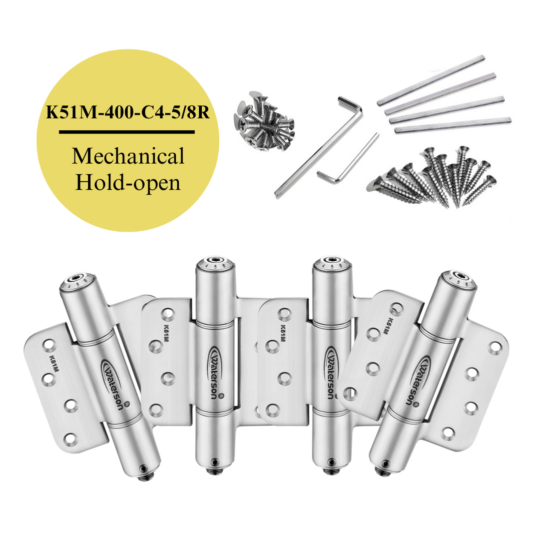 Hold Open Door Hinges — Waterson Multi-function Closer Hinge
