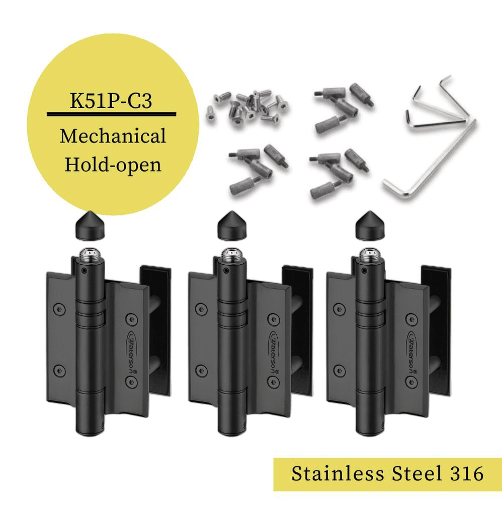 Weld On Gate Hinges — Waterson Multi-function Closer Hinge